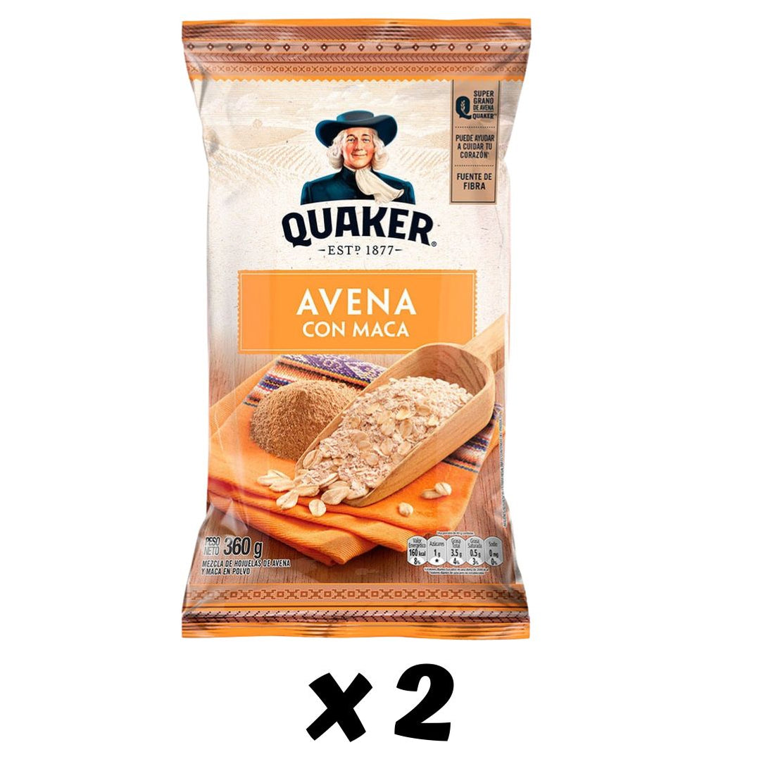 Avena Quaker con Maca Pack 2 x 330g — Perú Online