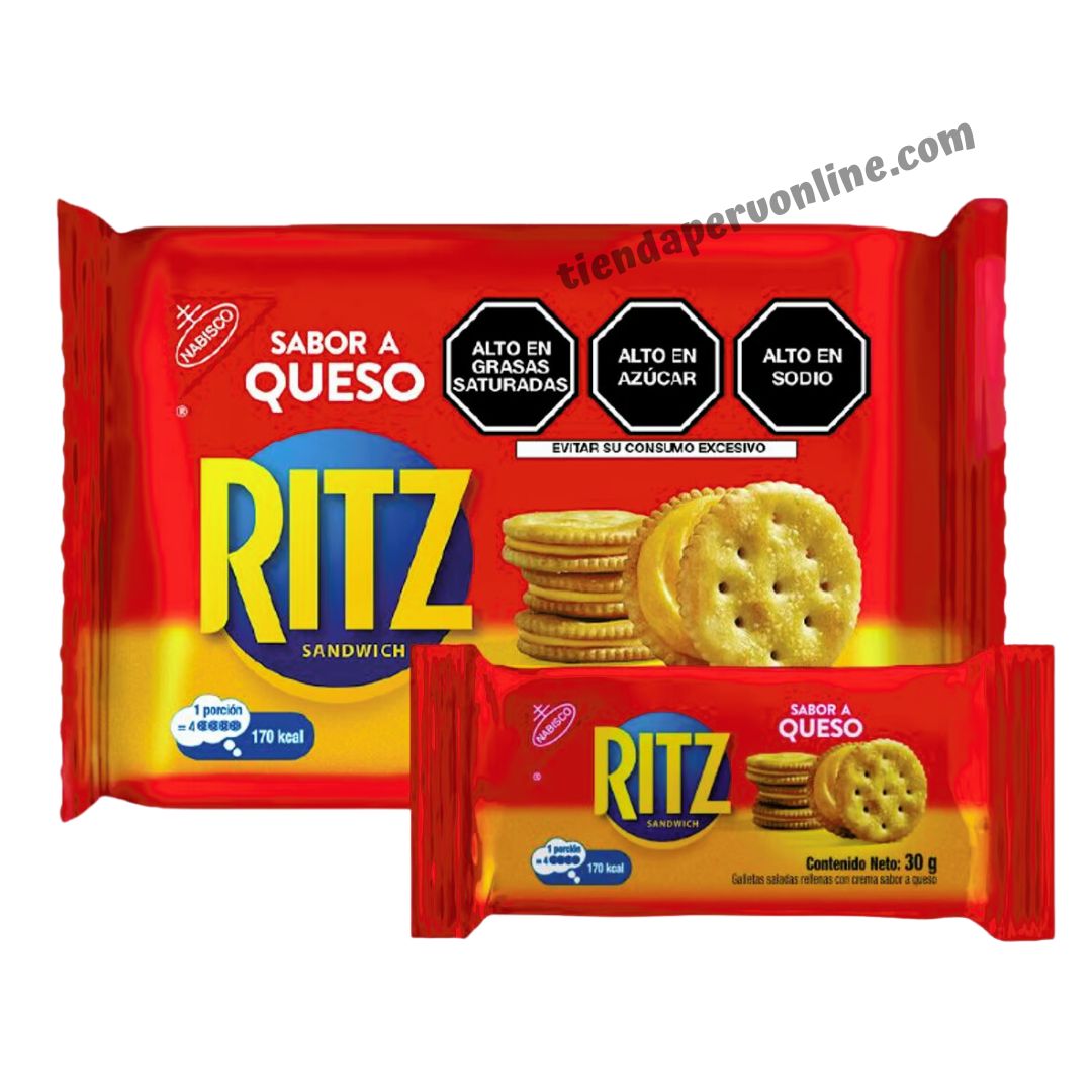 Galletas Ritz Queso Pack de 6 x 30g — TIENDA PERU ONLINE