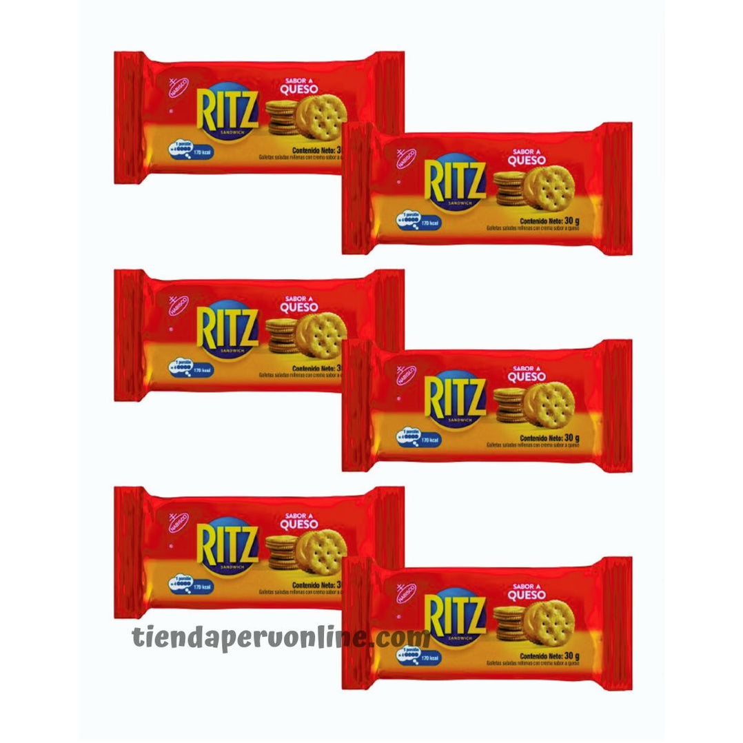 Galletas Ritz Queso Pack de 6 x 30g — TIENDA PERU ONLINE