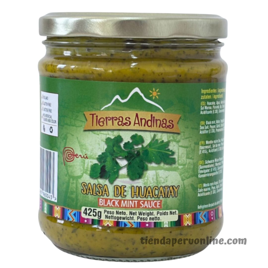Salsa Huacatay 425 g "Tierras Andinas" — Perú Online