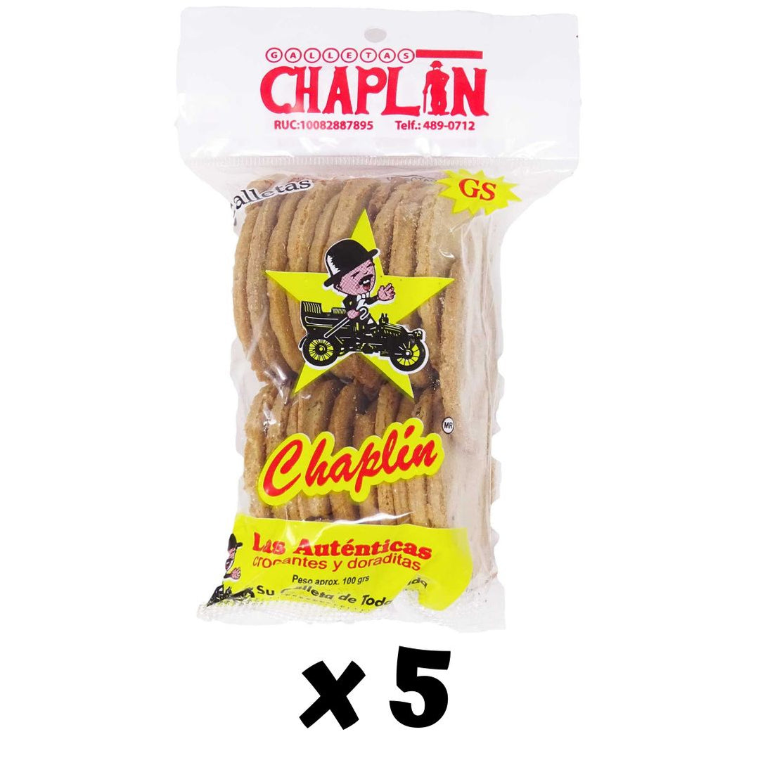 Galletas Chaplin Pack 5 x 60 g — Perú Online