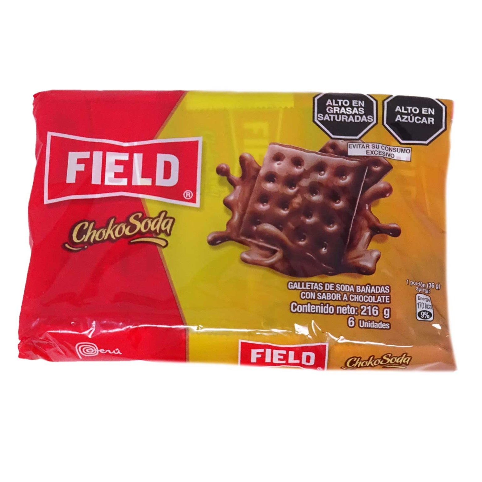 Galletas Choko Soda Field - Pack 6 x 36g — Perú Online