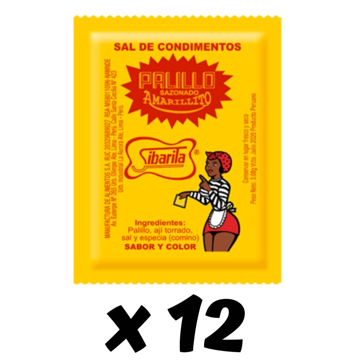 Sazonador Palillo Sibarita - Pack 12 x 10g — Perú Online